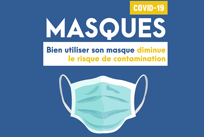 COVID19 : Trucs et astuces pour porter son masque efficacement | Agence ...