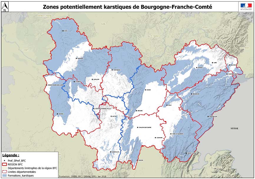 Le radon et les risques | Agence régionale de santé Bourgogne-Franche-Comté